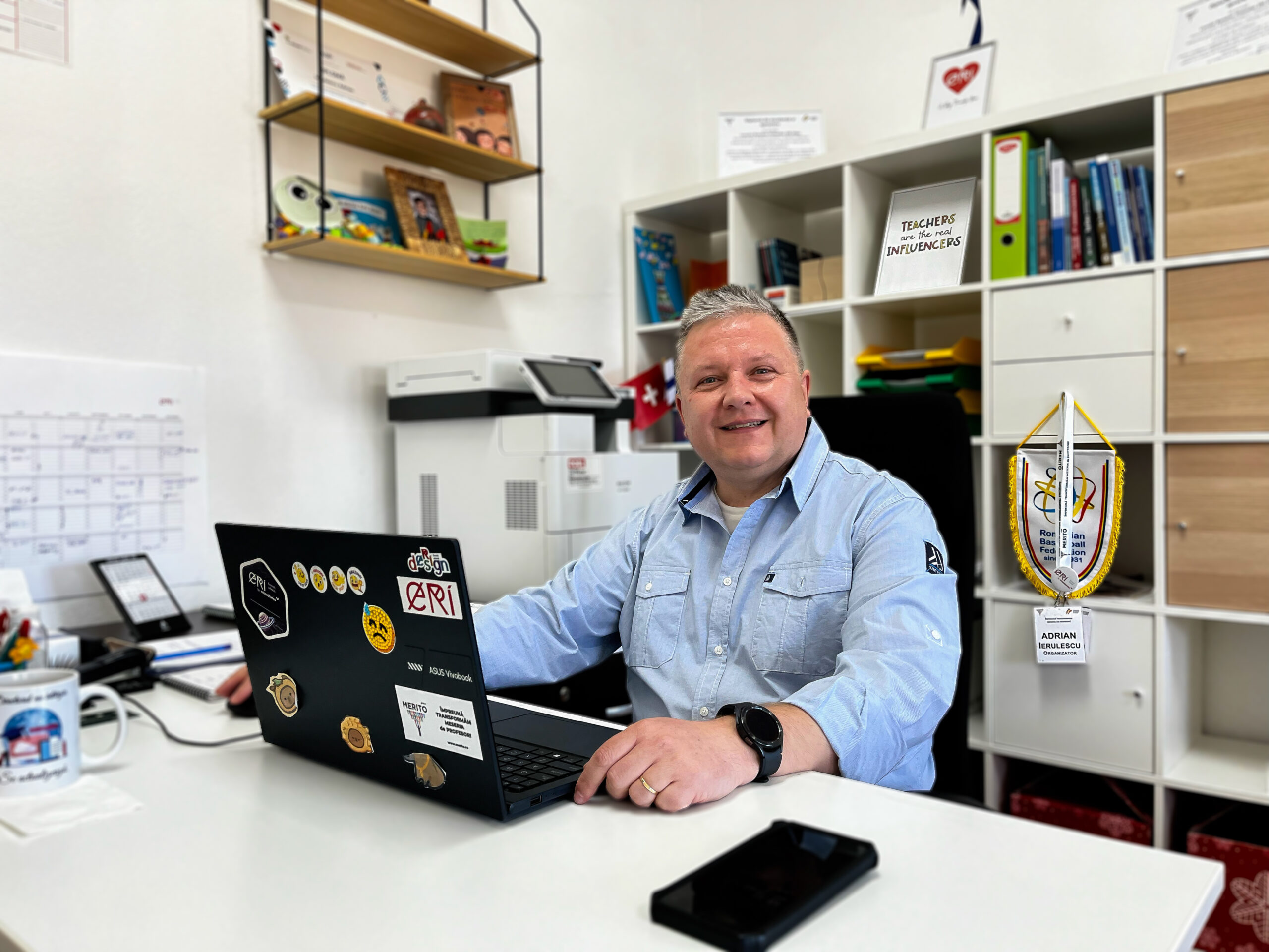 Adrian Ierulescu, directorul Liceului Româno-Finlandez ERI: profesorul ...