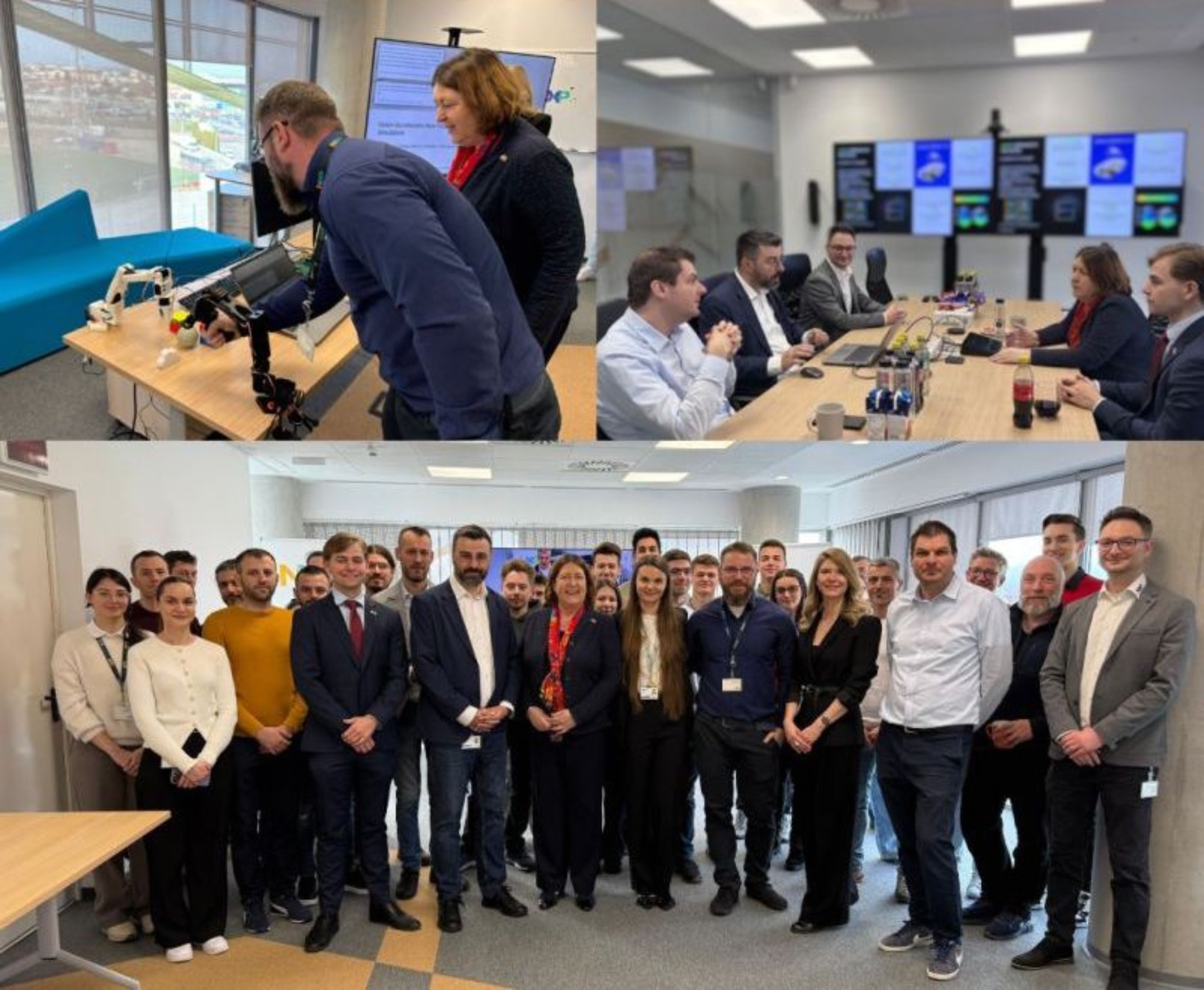 Oaspeți de prim rang la NXP Semiconductors: ambasadoarea Țărilor de Jos ...